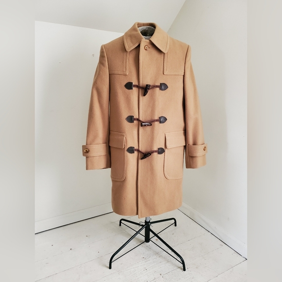 Vintage | Jackets & Coats | 7s Vintage Neutral Wool Blend Duffle Toggle ...